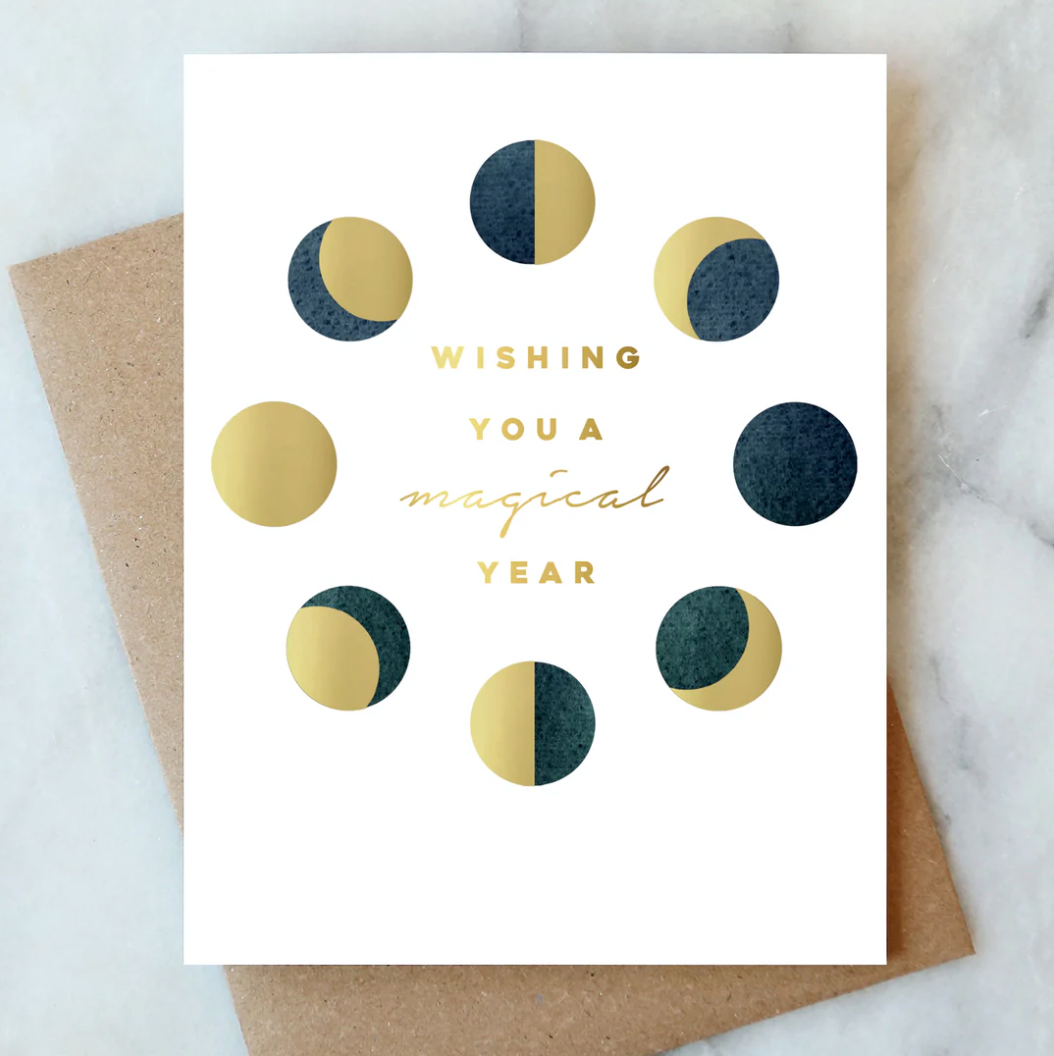 Phases of the Moon Birthday Card – Butter
